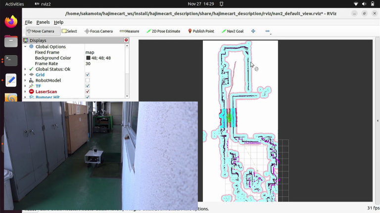 自律移動ロボット（AMR）実機のマッピングとナビゲーション (ROS2) – 有限会社はじめ研究所